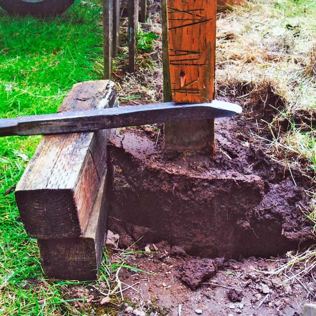 BROKEN FENCE POST FOOTING REMOVAL – Get it Done Enterprises